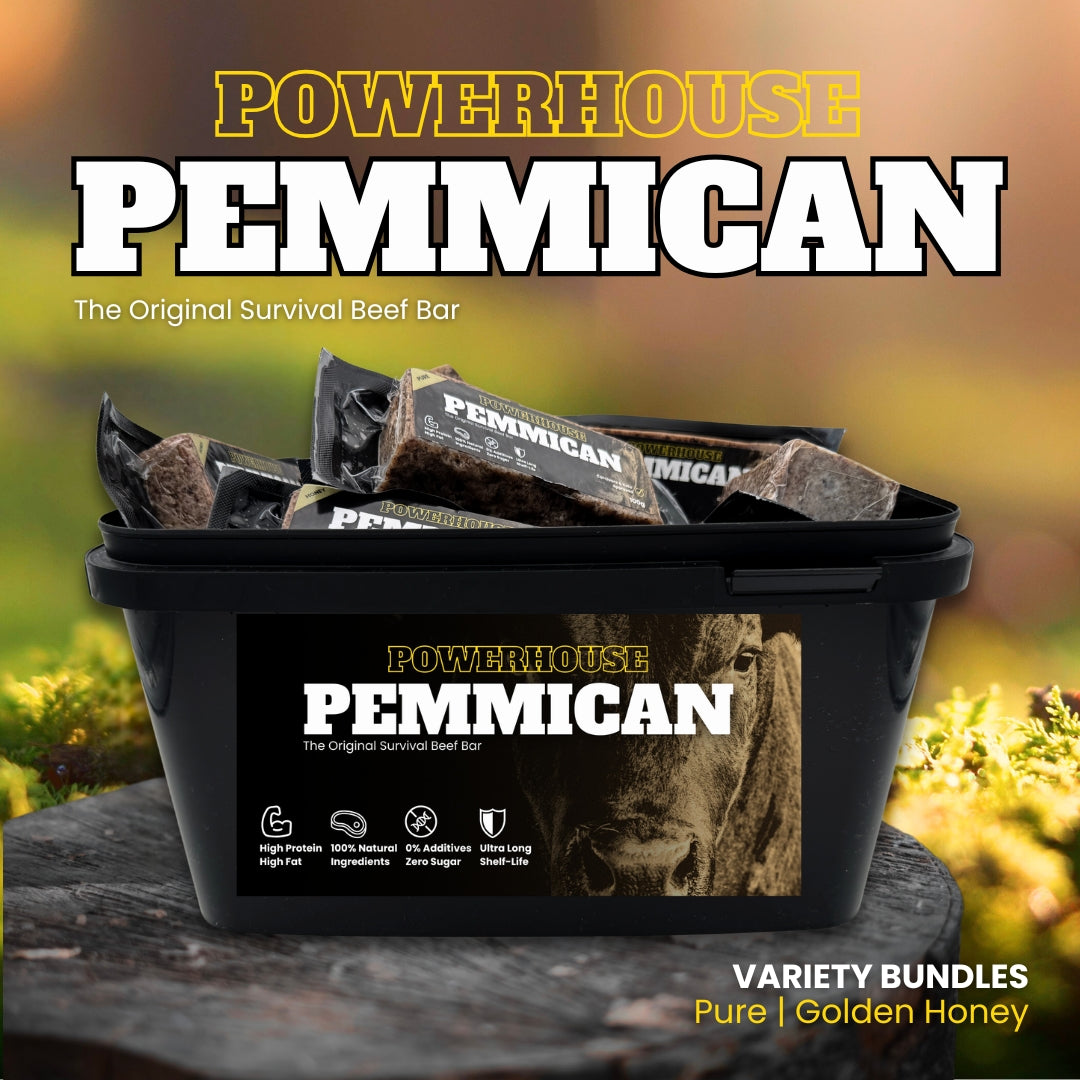 Pemmican Beef Bar VARIETY BUNDLES – 100% Beef | Powerhouse survival food